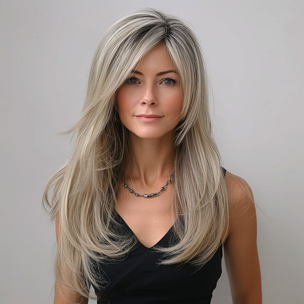 Perruque Naturelle Ou En Fibres Synthétiques - Perruque Femme